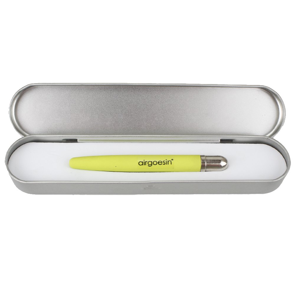 Airgoesin Electrocardiograph Pen Style ECG EKG Caliper Ruler Measures Precision Deluxe 1pc Green with Case