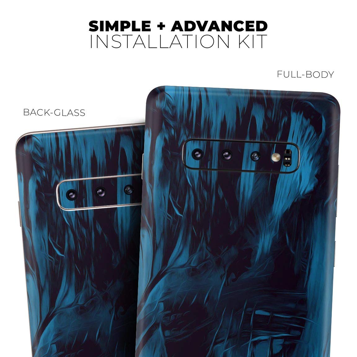 DesignSkinz Liquid Abstract Paint Remix V21 Protective Vinyl Decal Wrap Skin Cover Compatible with The Samsung Galaxy S20 (Screen Trim & Back Glass Skin)