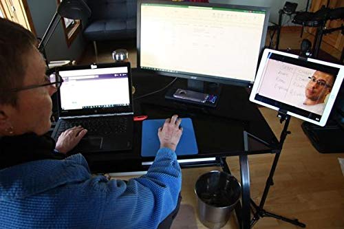 AirTurn TechAssist (Includes Universal Tablet Holder and Portable Stand for Home Office, Online Learning, and Kids Playtime)