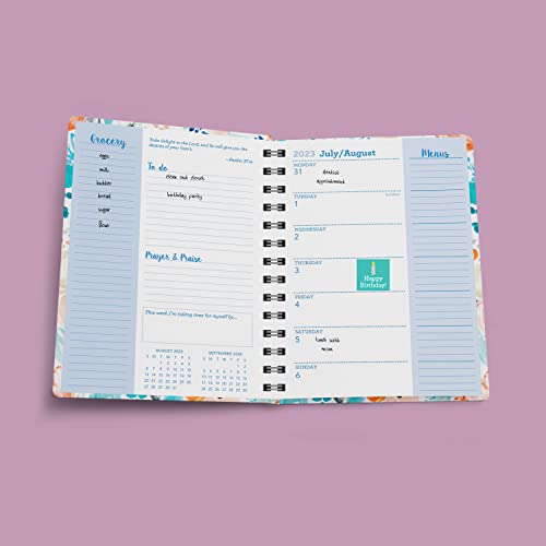 2024 Amy Knapp's Christian Family Organizer: 17-Month Weekly Faith & Inspiration Planner for Mom (Includes Stickers, Thru December 2024)