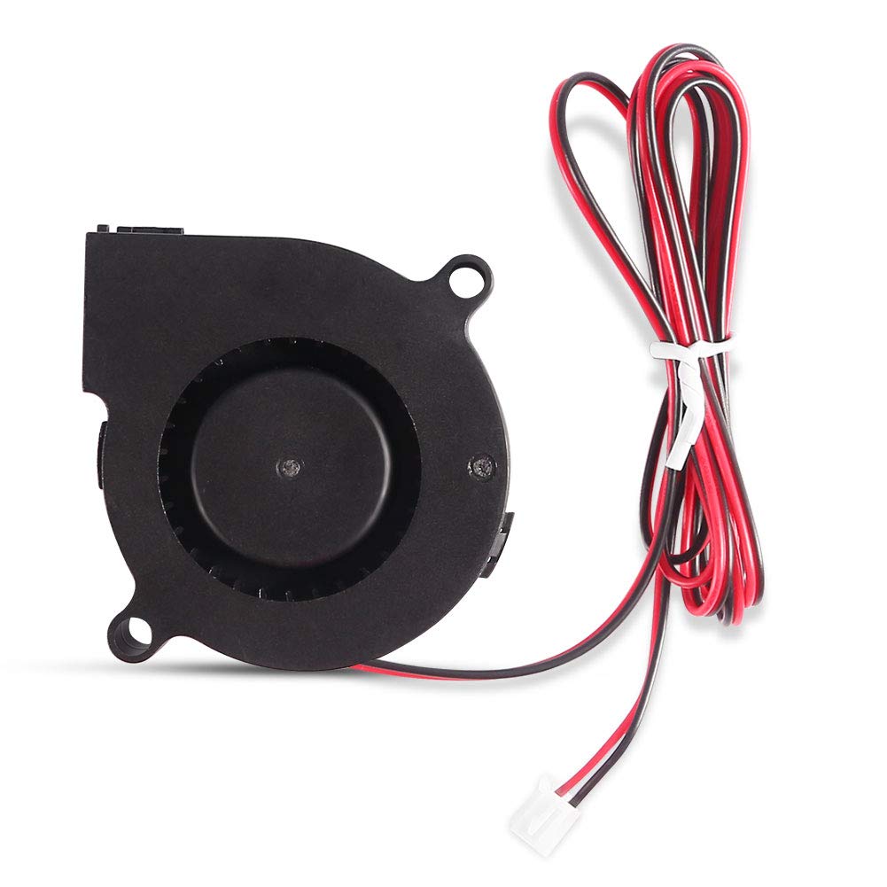 AiTrip 2Pcs 12V DC Brushless Blower Cooling Fan 50x50x15mm Fans for 3D Printer Humidifier Aromatherapy and Other Small Appliances Series Repair Replacement