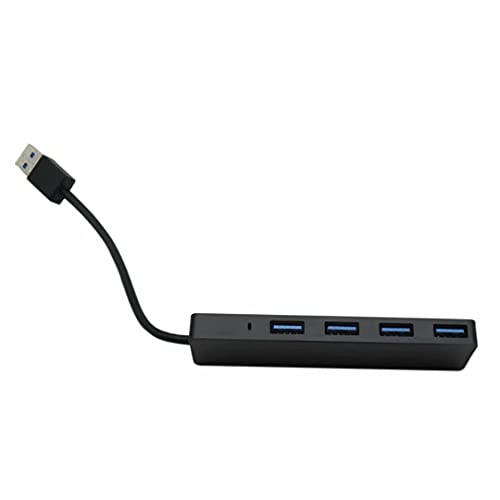 USB 3.0 Hub 4-Port Adapter Charger Data Super Speed for PC Mac Laptop Desktop