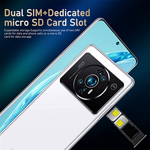 4G Network Cellphone Unlocked Cellphone 99% Screen Rate 128GB ROM for Spare Phone (US Plug)
