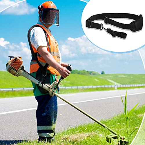 2 Pieces Shoulder Strap Trimmer Strap Adjustable Universal Leaf Blower Shoulder Harness Easy Release Strap String Trimmer Replacement Parts for Weeder, Leaf Blower, Multi Head System and All Types
