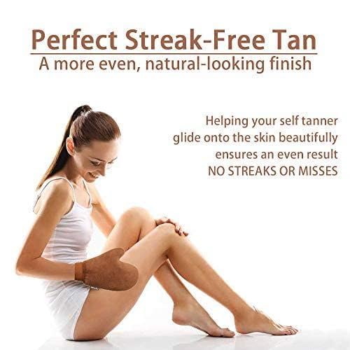GAIYAH Self Tanning Mitt, Self Tanner Mitt Self Tanning Mit Tanning Mitts Self Tanner Mitt Applicator Tanning Glove For Self Tan Mit，Self Tan Mitt Applicator