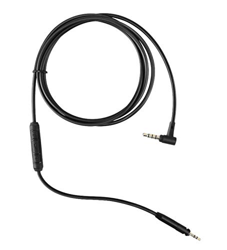 BINGLE Replacement Audio Cable Cord for for Sennheiser HD598 / HD558 / HD518 / HD598 Cs / HD599 / HD569 / HD579 Headphones … (Black)