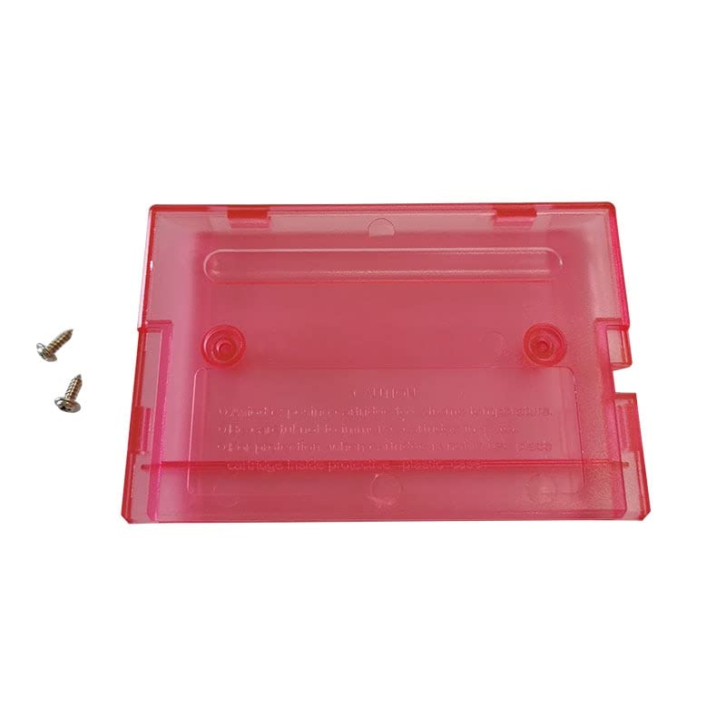 10/pcs Replacement Game Card Shell for Sega Game Cartridge Cover Plastic Case Clear Red
