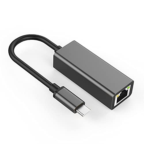 USB C to Ethernet Adapter, Xizoho RJ45 to USB Type-C Gigabit Ethernet LAN Network Adapter, Compatible with MacBook Pro, MacBook Air, iPad Pro, Surface, XPS and More