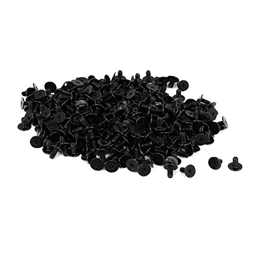 New Lon0167 CM2x4mm Black Featured Zinc Plated Flat reliable efficacy Head Phillips Laptop Computer PC Screw 400pcs(id:9f9 e9 4d f75)