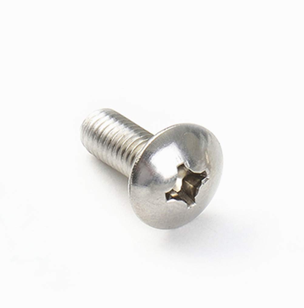50pcs 8-32 x 1 Inch Drawer Knobs Pull Handle Screws 18-8 Stainless Steel Truss Head Phillips Machine Screws Bolts