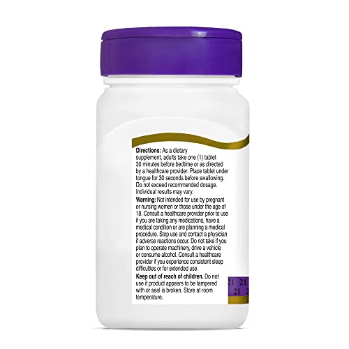 21st Century, Melatonin Quick Dissolve Tablets 10 mg, White, Cherry, 120 Count