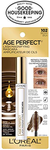 L’Oréal Paris Age Perfect Lash Magnifying Mascara, Brown, 0.28 Ounce