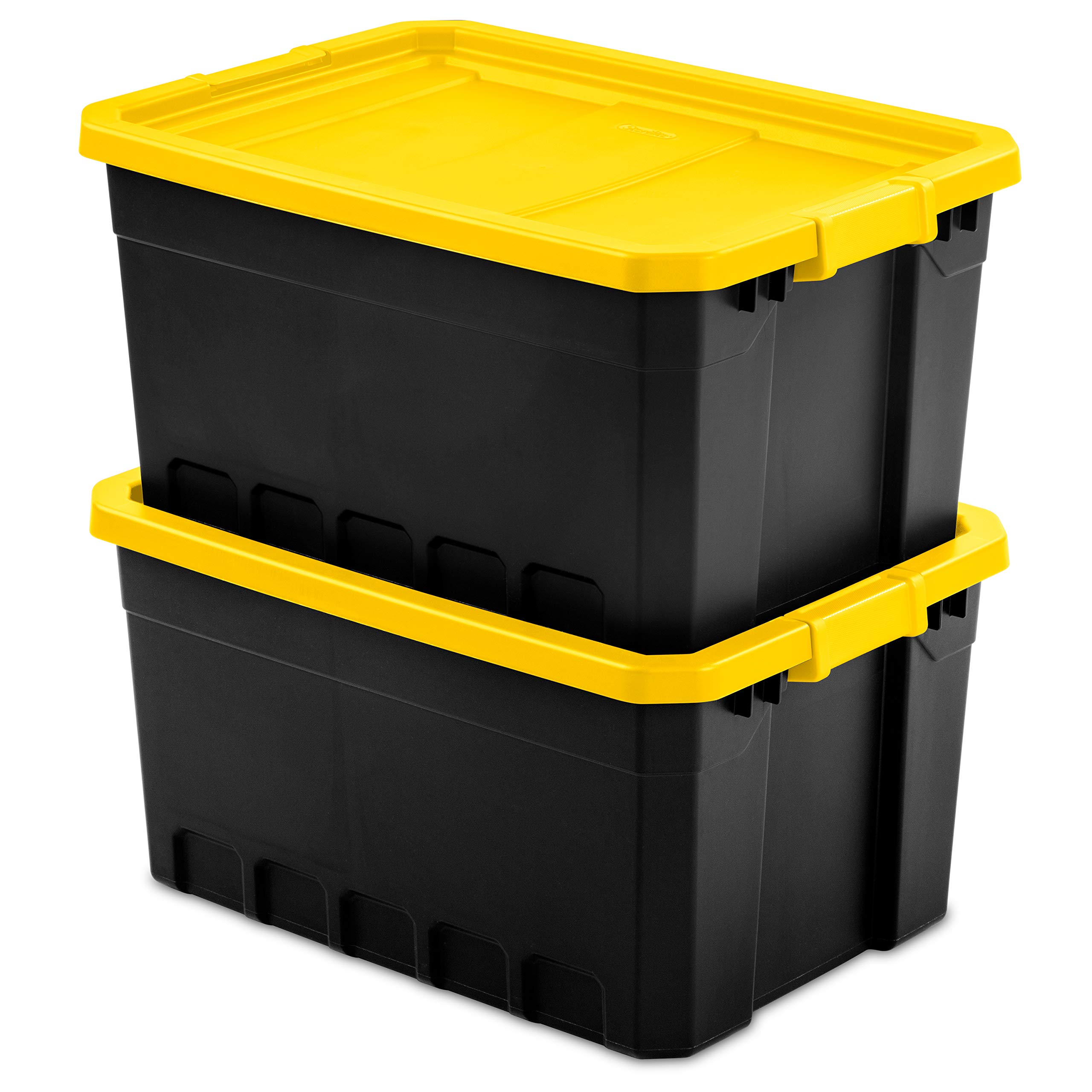 19 Gallon (76-Quart) Stacker Storage Box, Set of 6 Sterilite