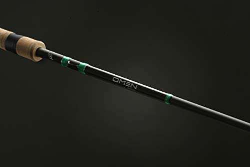 13 FISHING - Omen Green - 6'8" M Spinning Rod - Full Grip - OG2S68M