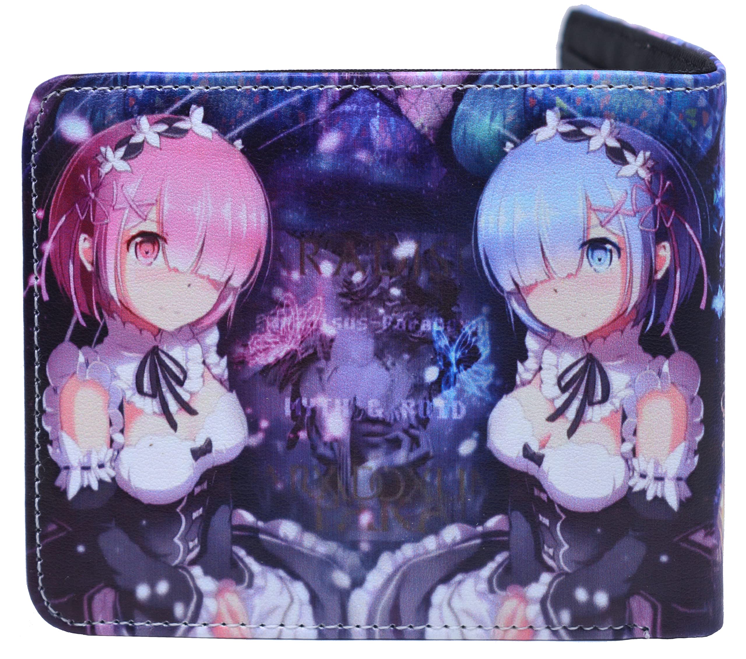 Amatensu Anime Characters Natsuki Subaru wallet Emilia wallet Ram wallet Rem wallet J