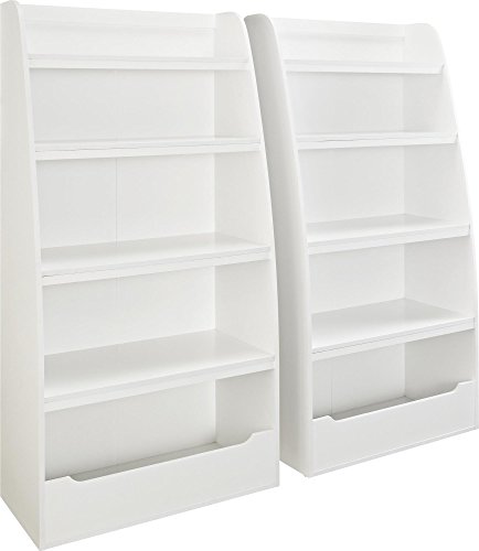 Ameriwood Home Hazel Kids' 4 Shelf Bookcase, White