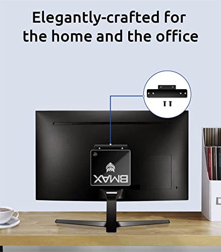 Bmax Mini PC N4020(Up to 2.8GHz) 6GB DDR4 128GB eMMC 4K Dual Display USB ×4 HDMI ×1 RJ45 Dual-Band Wi-Fi BT4.2 Mini Desktop Computer