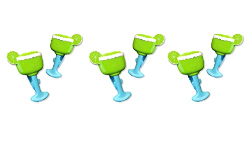 3 Pairs (6 Ct) Cups Style Secure Towel Clips, Beach Towel Holders, Clips, Beach, Patio or Pool Accessories, Portable Towel Clips by C&H Solutions