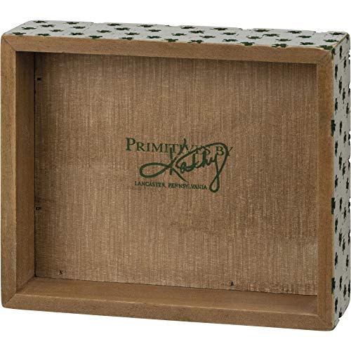 Primitives by Kathy Every Good Day to Be Irish Box Sign, 6 inches x 5 inches x 1.75 inches, Green