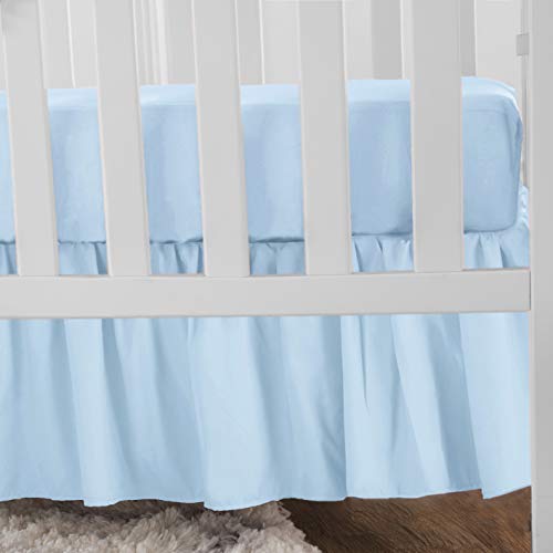 American Baby Company Ultra Soft Velvety Fitted Crib Sheet, Blue, for Boys and Girls