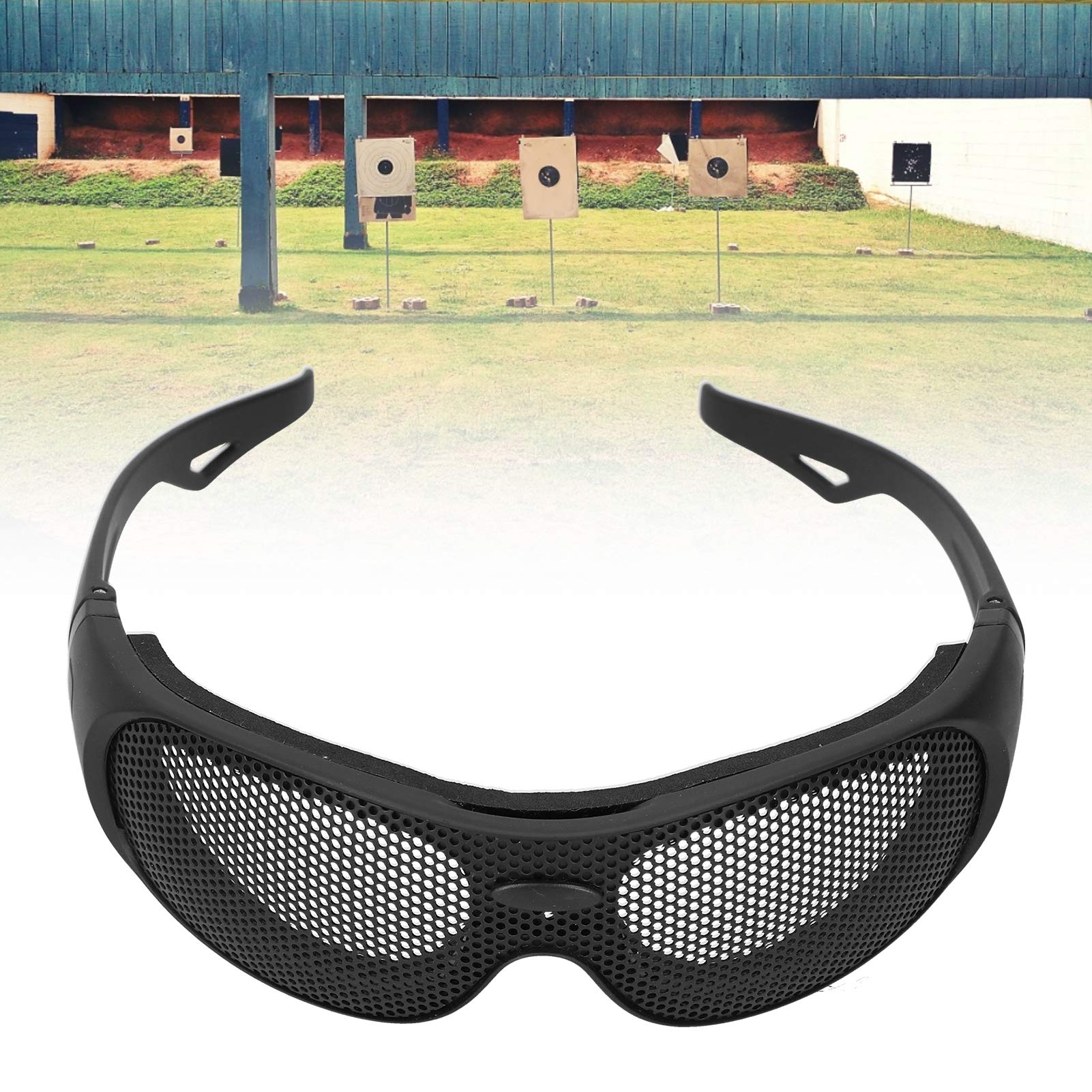 FILFEEL Safety Goggles Breathable Shock Resistant Iron Mesh Patterned Uv400 Wind And Sand For Outdoor Game Fans
