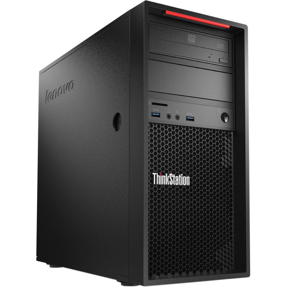 Lenovo ThinkStation P300 Tower Desktop PC, Intel Quad Core i5 4590 up to 3.7GHz, 16G DDR3, 512G SSD 500G HDD, WiFi, BT 4.0, DVD, Windows 10 64-Multi-Language Support English/Spanish/French(Renewed)