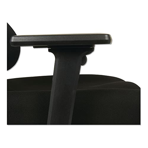 Alera Elusion II Series Mesh Mid-Back Synchro Seat Slide Chair, Supports Up to 275 lb, 17.51" to 21.06" Seat Height, Black