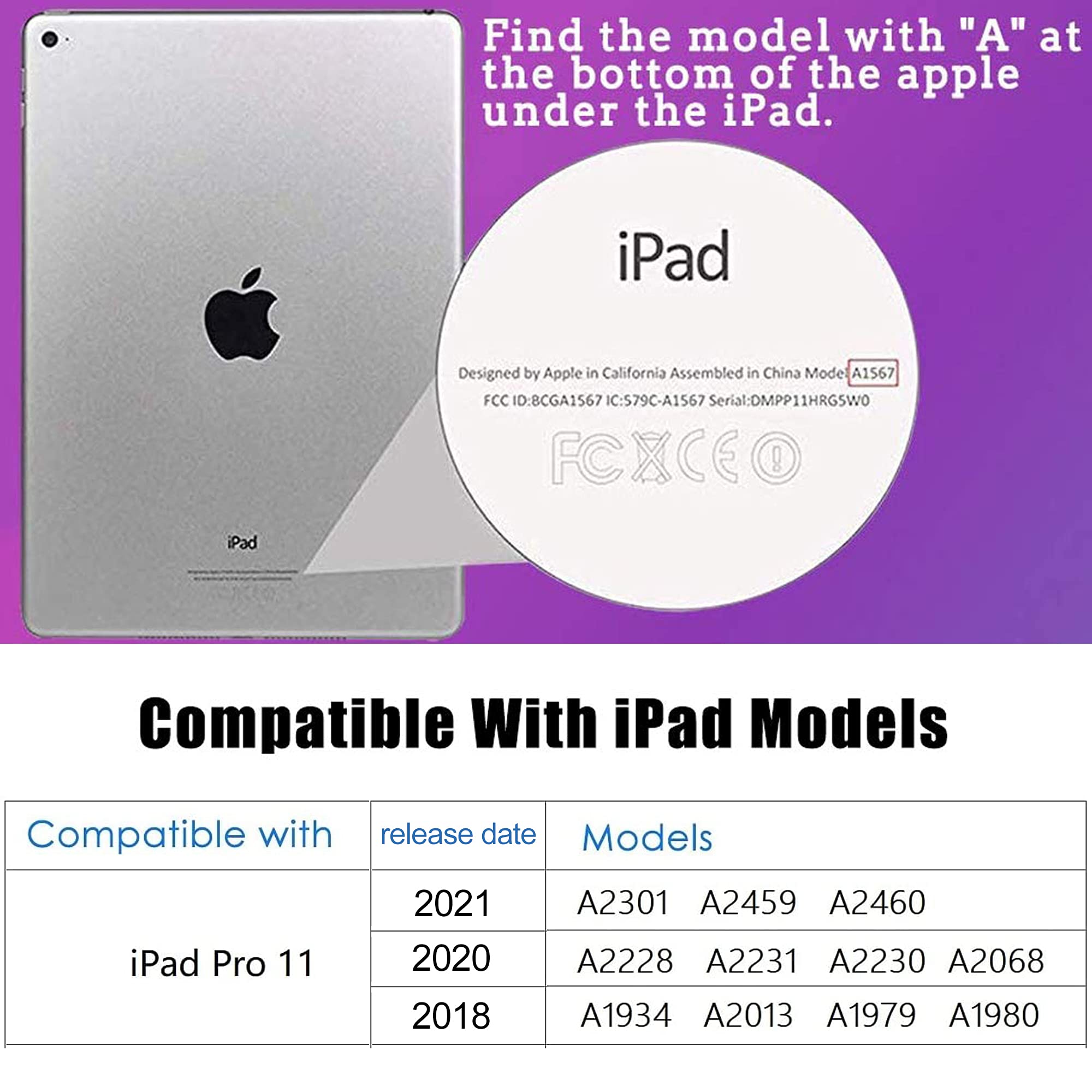 Muntonski Anti Blue Light Compatible with iPad Pro 11 Screen Protector (2018 2020 2021) 11inch tempered Glass 9H Hardness 2 Pack