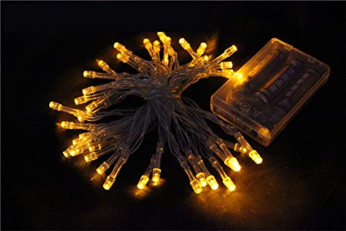 100 LEDs 32FT Window Curtain String Light Wall Decor & Christmas Wedding Party Home Garden Bedroom Outdoor Indoor Wall Decorations, Warm Yellow