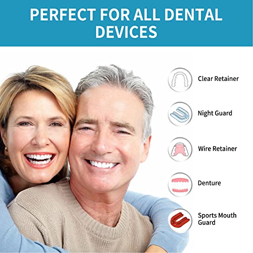 30ml Foam Cleaner for Aligner, Retainer, Denture, Night Guard, Mouth Guard, Mint Extract Retainer Night Guard Cleaner Denture Cleaner for Teeth Whitener