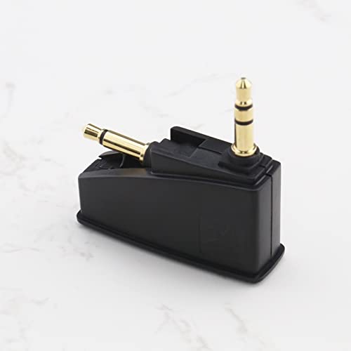 3.5mm Airplane Headphone Adapter Compatible with QuietComfort 2 QC3 QC15 QC25 QC35 Compatible with SoundLink AE2 AE2W Devices Gold Plated 3.5mm Jack