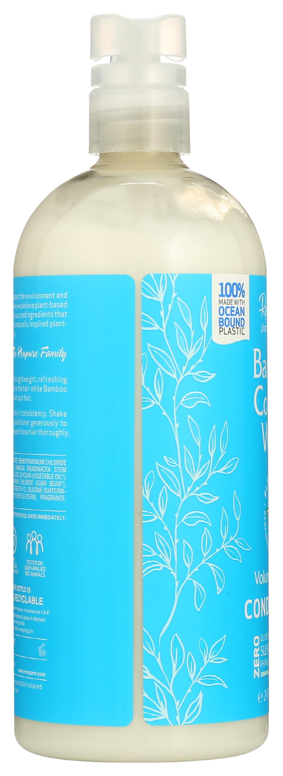 RENPURE Bamboo Coconut Water Conditioner, 24 FZ