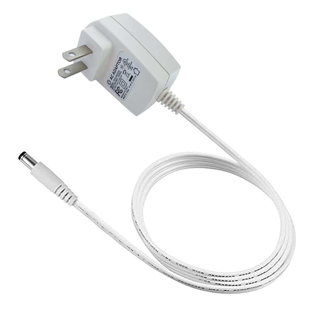 4VWIN AC Power Adapter Output 6V 500MA Wall Charger DC Adapter 5.5 x 2.1 mm DC Jack 4.9ft