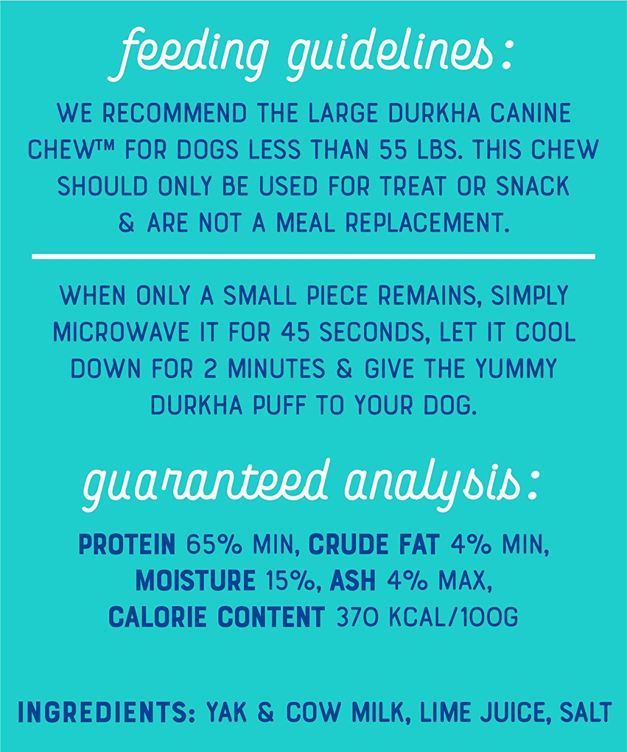 3 Piece,100% All Natural Durkha Yak Himalayan Dog Chew - for All Small Dogs. Total Minimum Weight 6.0 Oz !