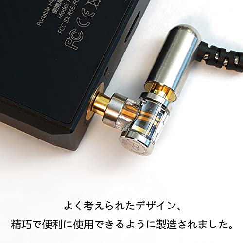 DD ddHiFi DJ44A 2.5mm Balanced Female to 4.4mm Male Earphone Dongle, Compact Size Audio Jack Adapter to Connect Your 2.5mm Earphone with Your 4.4mm Music Player/Amplifier