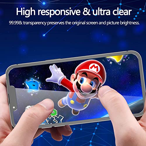 YMHML [2 Pack] Privacy Screen Protector for iPhone 12 / iPhone 12 Pro (6.1 Inch)，Anti-Spy Tempered Glass Bubble Free Case Friendly Scratch Proof