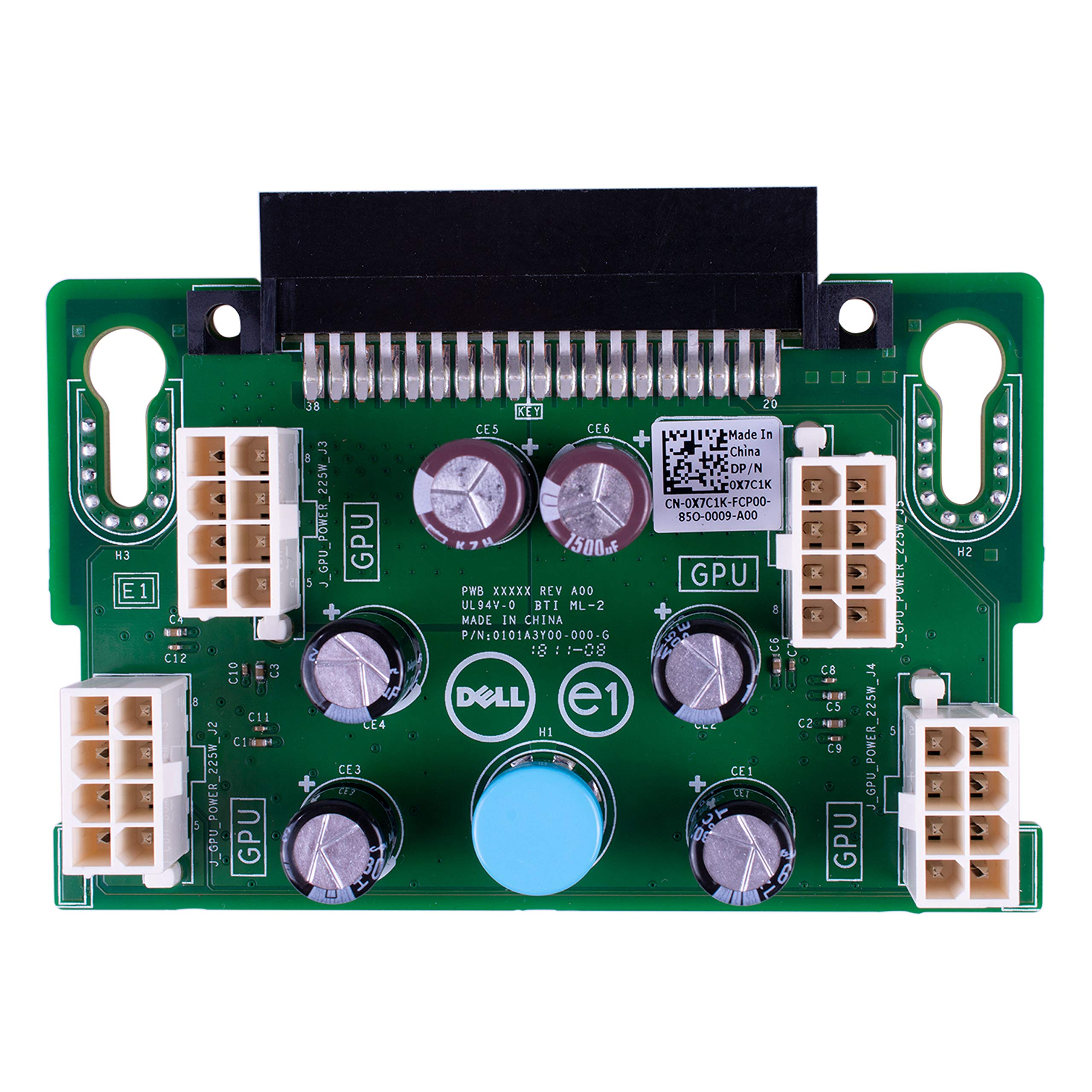 BestPartsCom, New GPU Power Supply Expansion Board & Cable Compatible with Dell Poweredge T630 T640 Server X7C1K DRXPD