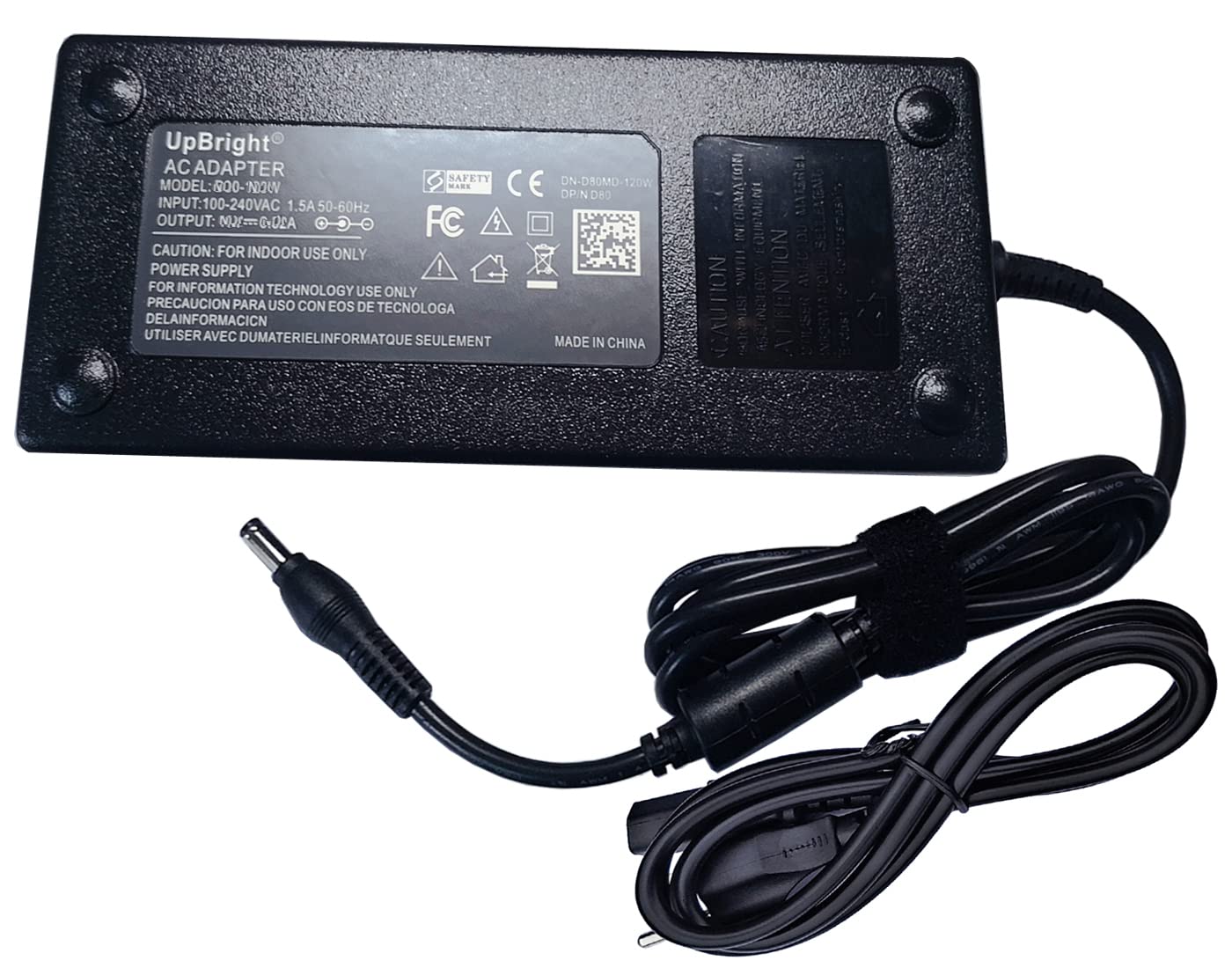 UpBright 19V 250W AC/DC Adapter Compatible with XGIMI Horizon Pro H3S XK03H Harman/kardon FHD 4K Projector Huntkey HKA250190A3-7D HKA250190A3-0A7 19.0V 13.16A 250.04W 19VDC Power Supply Cord Charger