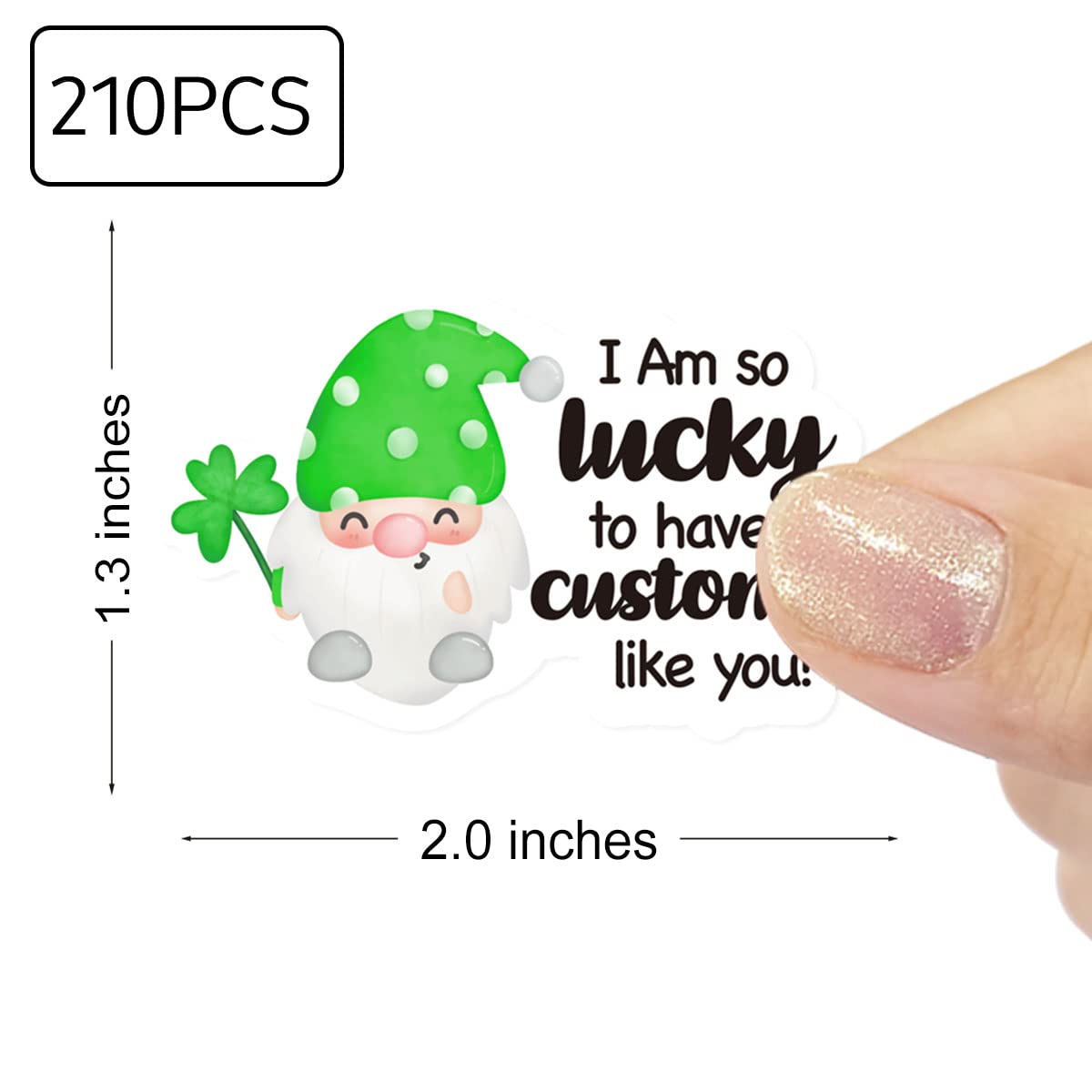 240 PCS Lucky Mail Patrick's Day Stickers,Cute Small Business Envelopes Stickers for Business Packages/Handmade Goods/Bags,Patrick's Day Theme Small Shop Business Stickers for Envelopes Seals