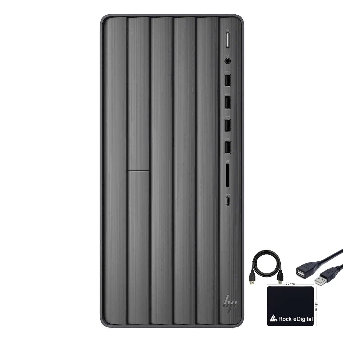 HP Envy Desktop Intel Core i7-10700F 32GB RAM DDR4 512GB NVMe SSD 1TB HDD NVIDIA GeForce GTX 1650 Super Graphics DP HDMI DVI WiFi Bluetooth DVD Writer Windows 10 Home