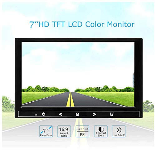 bosstouch 11.6" Inch Security Monitor HDMI/BNC/AV/VGA/USB Input 1366x768 IPS Resolution Touch Buttons Mini Video Camera Audio Monitors & Displays TV Screen