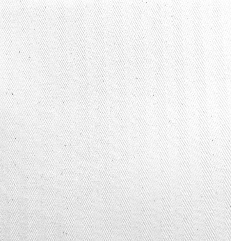 10Oz Coutil Corset Fabric White Herringbone Fabric, Coutil Fabric by The Yard, Quilting and Sewing DIY Crafts - 31 Square
