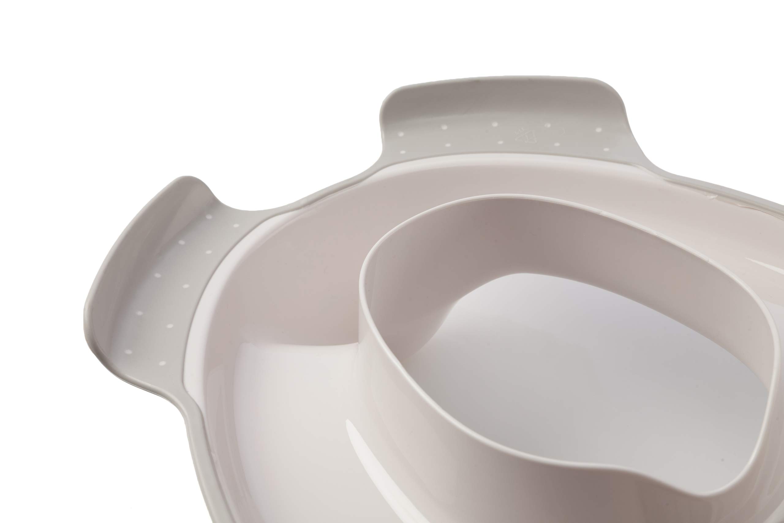 KID WICK Flipper Portable Potty Seat with High-Back Comfort, Lightweight and Travel Friendly for Toddlers, Front Ledge and Adjustable Design for Stability, BPA-Free PP Plastic, Grey - KU120401