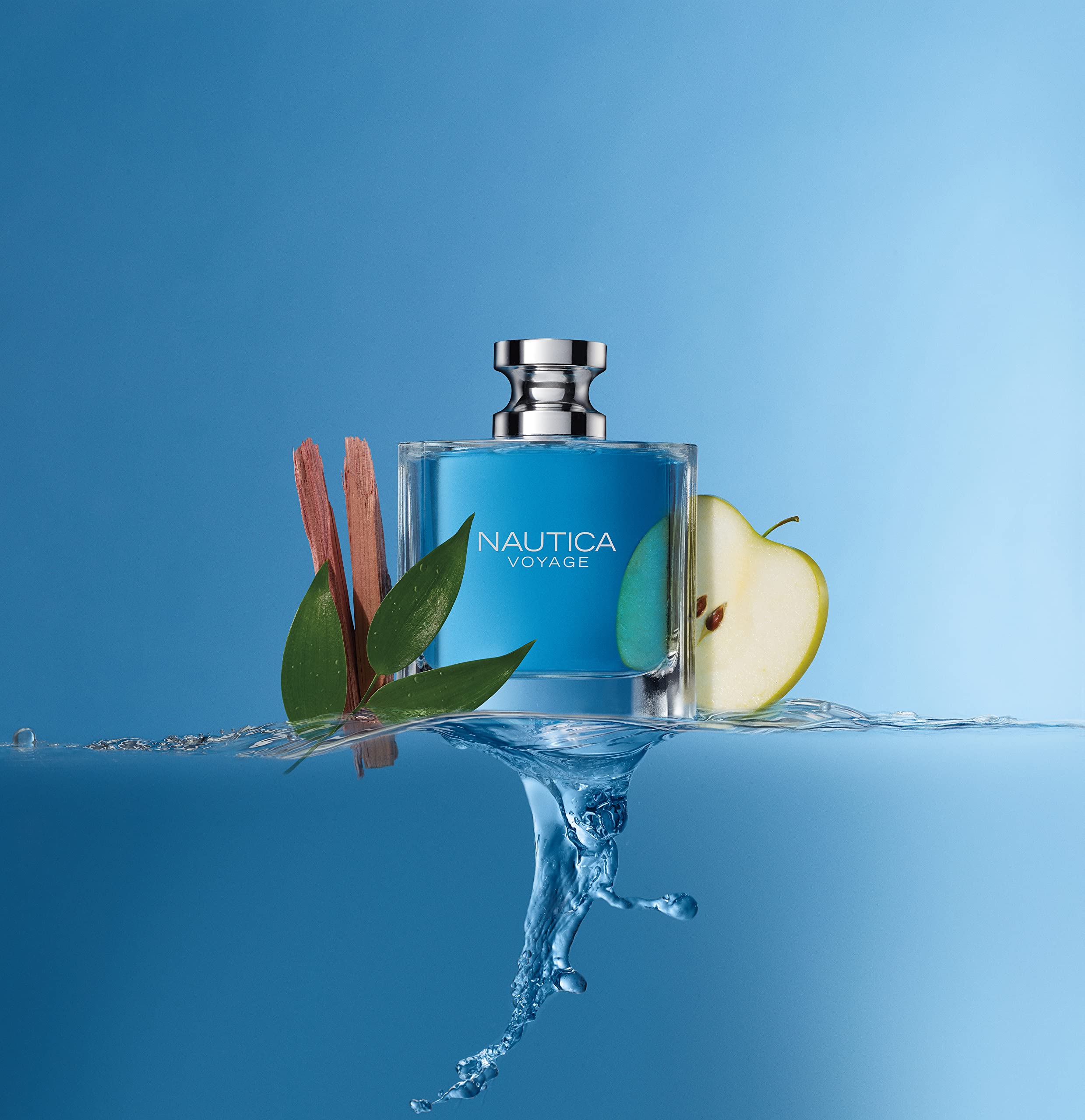 Nautica Voyage By Nautica For Men. Eau De Toilette Spray 3.4 Fl Oz and Nautica Blue Sail 1.6 Ounce Eau De Toilette Spray for Men