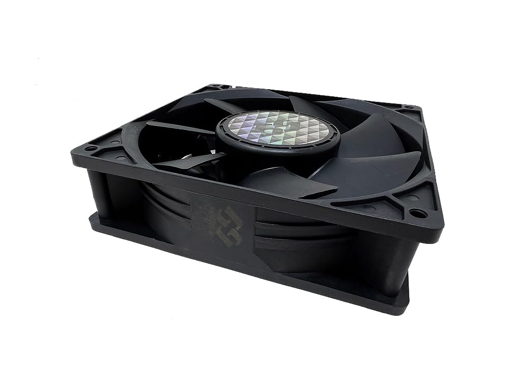 Bgears b-Blaster 140x38 (PWM Version) Extreme Cooling Gaming PC & Mining Machine Fan, Hi-Speed 5200RPM w/Airflow of 308 CFM, 2 Ball Bearing Designed for Extended Life & high Performance, 4 Wire Black