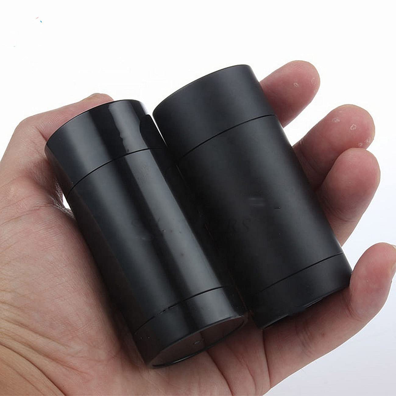 Healthcom 10 Pack 30ml Empty Round Deodorant Containers 1 Oz Twist Up Filling Stick Deodorant Container Plastic Deodorant Bottles Refillable Lip Balm Tube for Lipstick Crayon Chapstick DIY Make Own