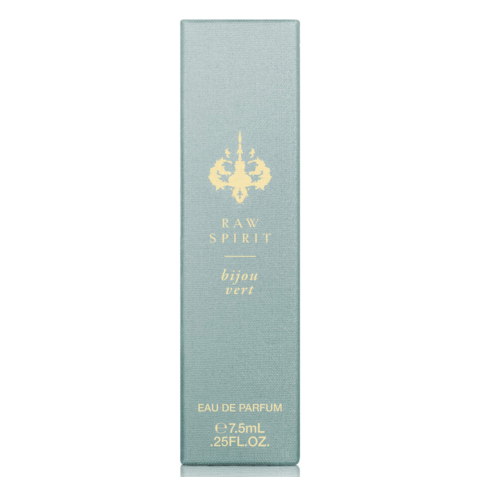 Raw Spirit Bijou Vert Perfume | Fresh, Citrus Unisex Cruelty-Free Fragrance | Eau de Parfum Rollerball, 0.25 fl oz/7.5mL