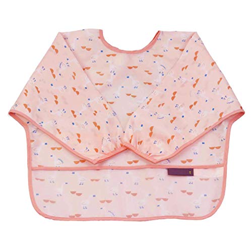 6-42 Months Toddler Baby Sleeved Bibs Waterproof Eating and Painting Smock. JNINTH