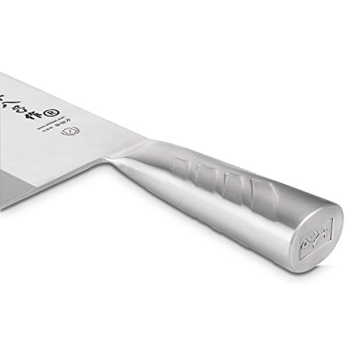 SHI BA ZI ZUO Kitchen Knife 8 Inches Versatile Butcher Cleaver Chopper Knife Slicing Meat Chopping Bones for Home Kitchen and Restaurant