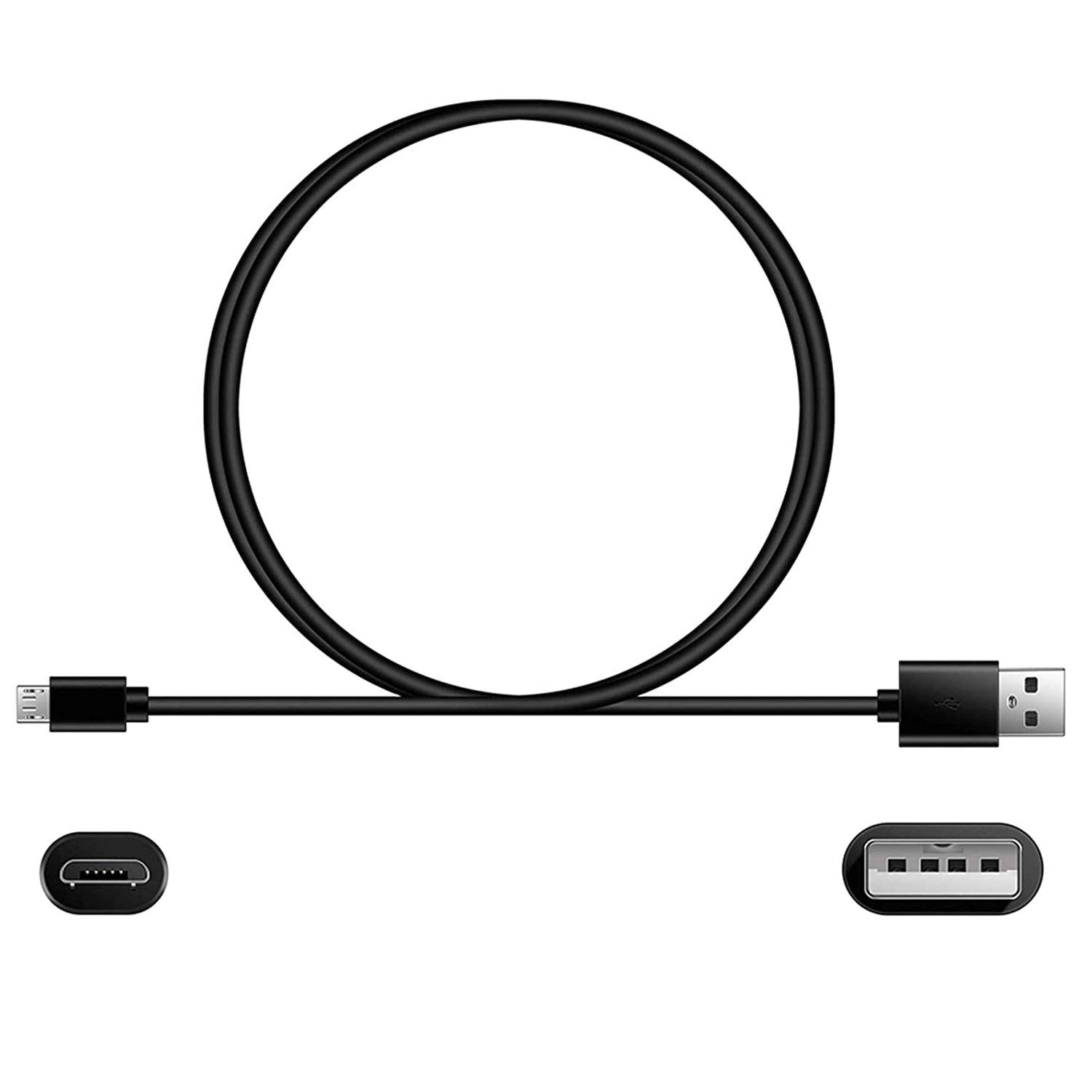 ZZS Mini Fan Charger Cable USB Charging Cable Compatible with SkyGeniusAluan Mini Desk Fan Necklace Fan Stroller Fan Handheld Fan 5 feet USB FOR FAN